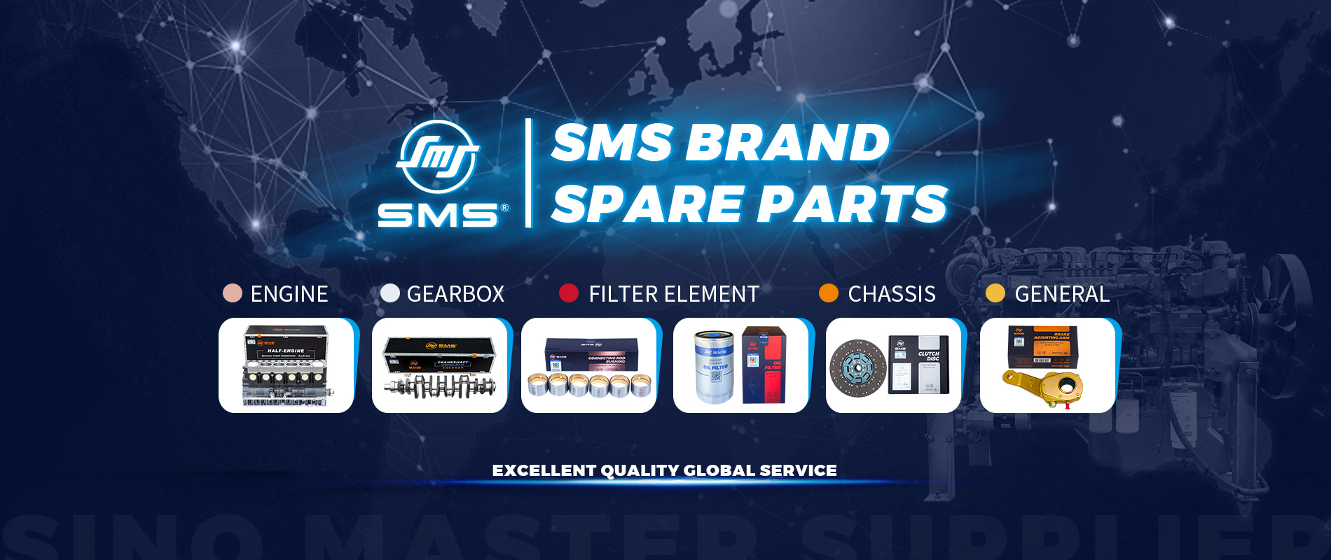 Trucks Spare Parts & Accessories, Bus, Machines, SMS Brand Spare Parts ...